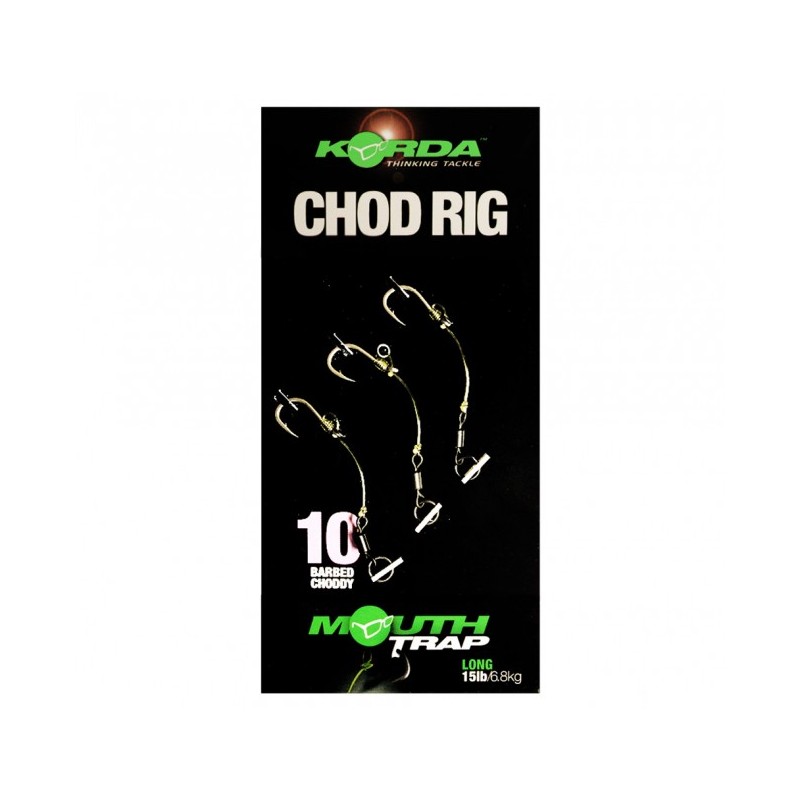 Korda Ready Tied Chod Rigs - All Sizes & Lengths - Mill View Fishing Tackle