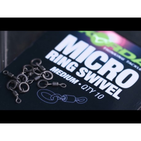 Korda Micro Hook Rig Ring Swivels - All Sizes - Mill View Fishing Tackle