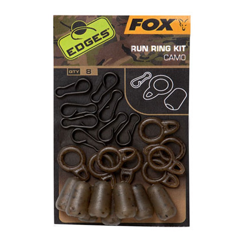 Fox "The Edges Camo" Range - Standard Run / Running Ring Kit - Mill ...